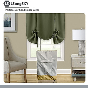 LSongSKY Portable Air Conditioner Cover,Waterproof & Dustproof Cover suitable for Most 5000-14000 BTU Portable Air Conditioners, Anti-Dust Portable Air Conditioner Storage Bags Protection Cover