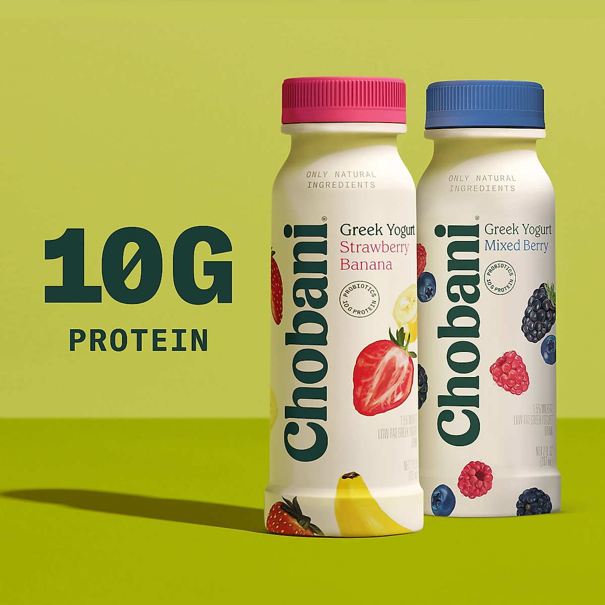 Chobani® Peach Low-Fat Greek Yogurt Drink 7 Fl oz