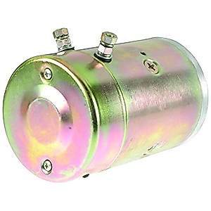 New 12 Volt Snow Plow Mower Compatible with Meyer E57 E57H E-57 E60H E60 E-60 Pumps CW Slotted Shaft Insulated Ground 4.5" Case Dual Ball Bearing 15829, 15841, 15869 1306007 AMJ4739 AMT0354 LMY0003