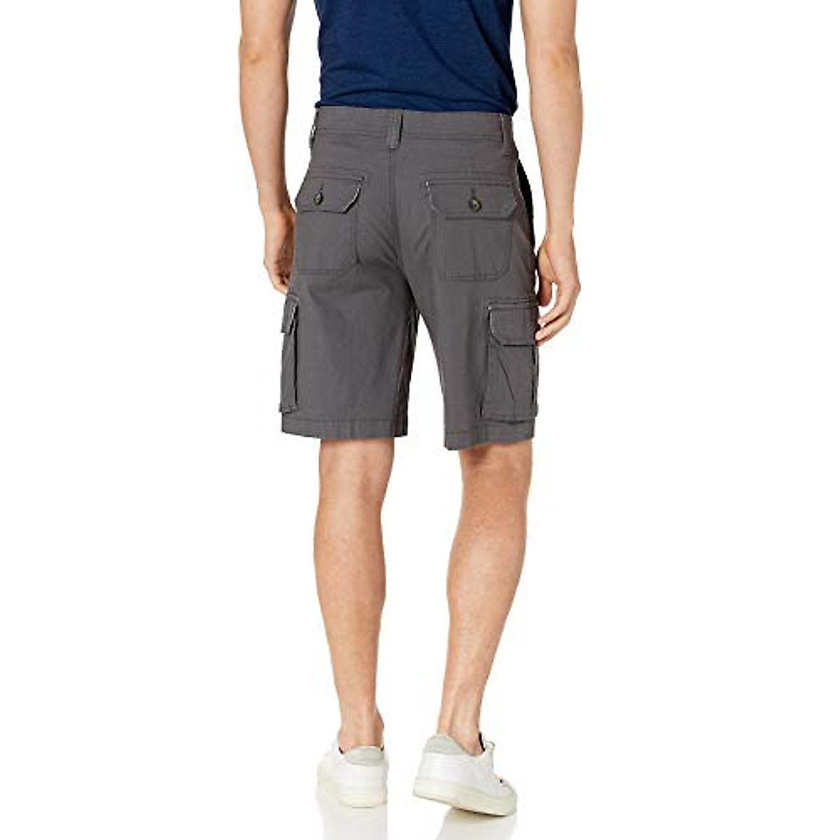 Amazon Essentials Men's 10” Lightweight Ripstop Stretch Cargo Short, Dark Grey, 32