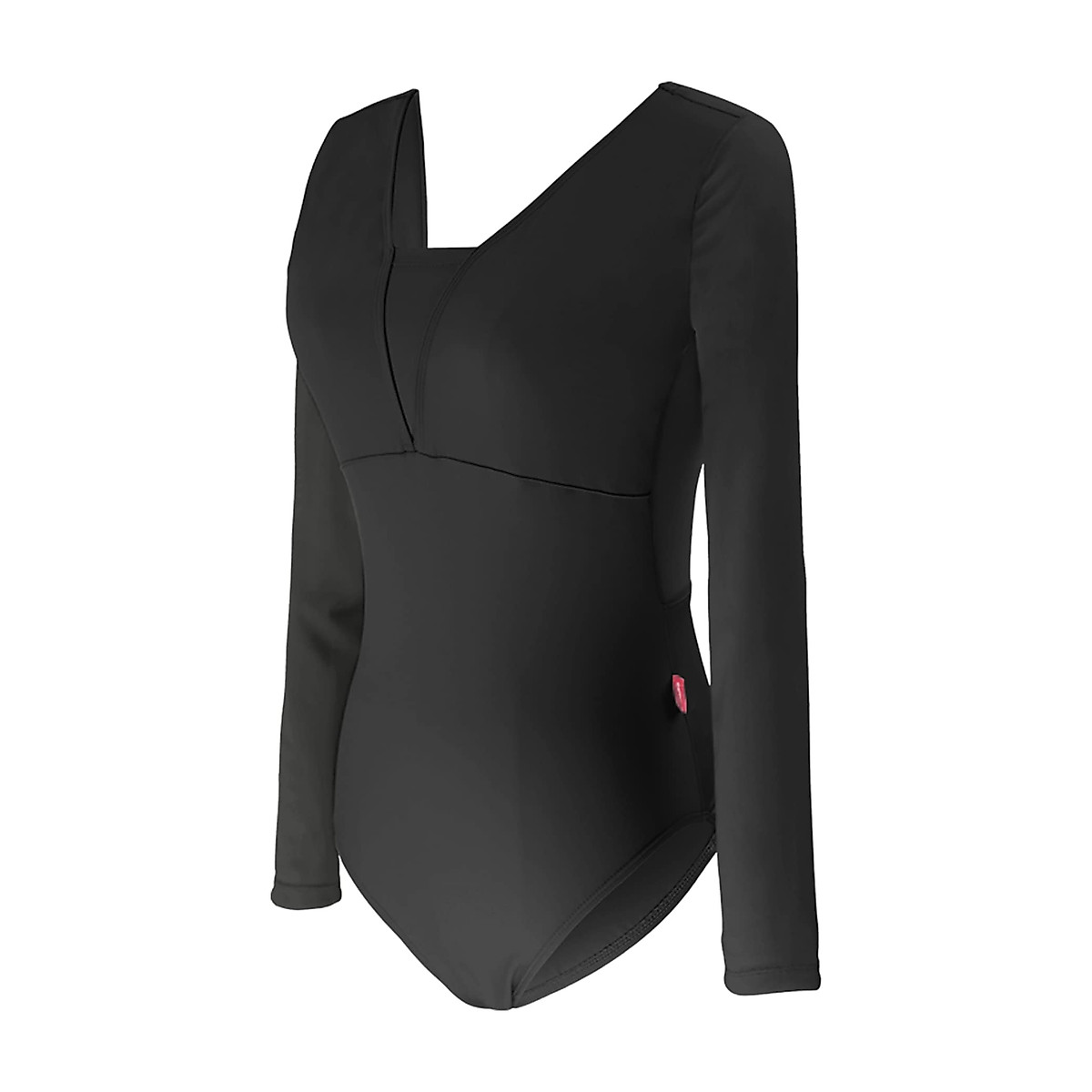 Daydance Black Women Ballet Leotards Long Sleeve Dance Clothes