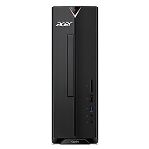 Acer Aspire XC-895-UR11 Desktop | 10th Gen Intel Core i3-10100 4-Core Processor | 8GB 2666MHz DDR4 | 1TB 7200RPM Hard Drive | 8X DVD | Intel Wireless Wi-Fi 6 | Bluetooth 5.1 | Windows 10 Home