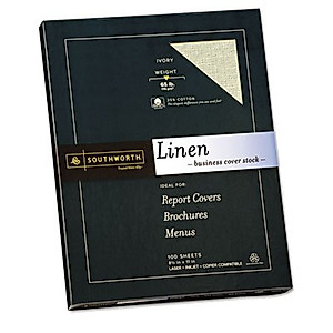 Southworth - SOUZ560CK - 25% Cotton Linen Business Cover Stock