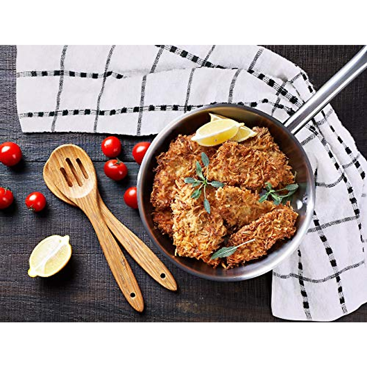 Utopia Towels Kitchen Towels, 15 x 25 Inches, 100% Ring Spun Cotton Super Soft and Absorbent Black Dish Towels, Tea Towels and Bar Towels, (Pack of 12)