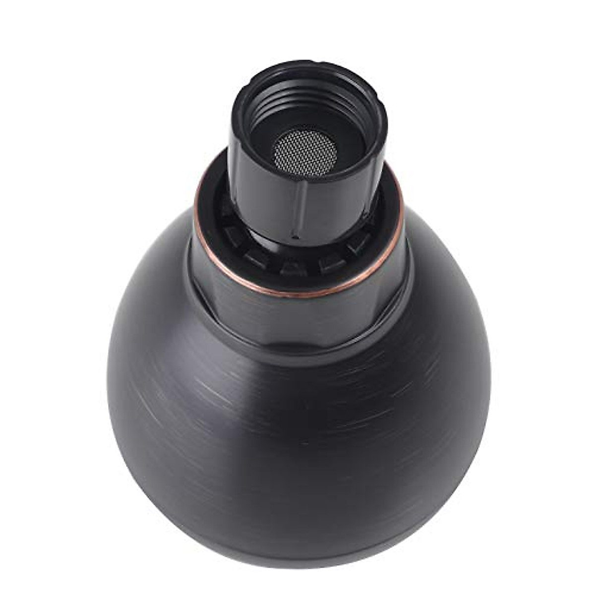 High Pressure Anti-Clogs Rustproof Shower Head Fixed Water Showerhead for Bathroom with Strong Spray Angle-Adjustable Ball Joint Teflon Tape Fits High and Low Water Flow Showers Oil-Rubbed Bronze