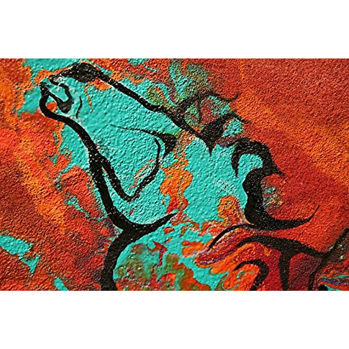 (SOLD) Caliente - equine art by Andre Dluhos