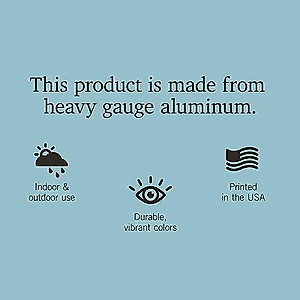 Lantern Press 12x18 Inch Metal Sign, Siesta Key, Florida, Beach Scene