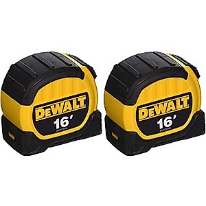 Tape Measure, 16-Ft. (2 Pack)