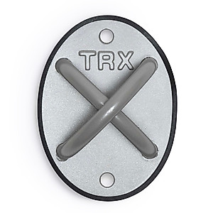 TRX Training XMount, Training Mount Anchor for TRX Suspension-Trainer Straps, TRX Mount Bracket for Suspension-Training Equipment, Grey