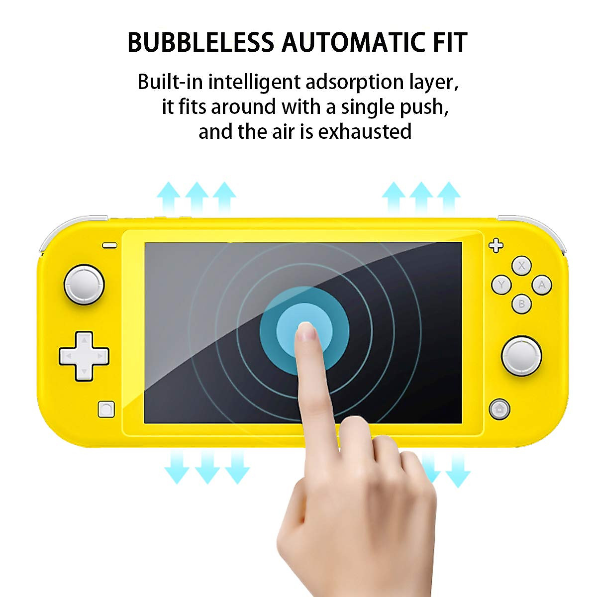 DLseego Switch Lite 2019 Protective Case Compatible with Nintendo Switch Lite, Glitter Bling Soft TPU Cover with 2 Pack Screen Protectors