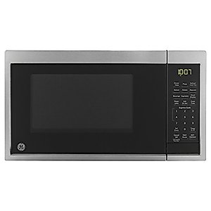 GE Smart Countertop Microwave Oven | Complete with Scan-to-Cook Technology and Wifi-Connectivity | 0.9 Cubic Feet Capacity, 900 Watts | Smart Home & Kitchen Essentials | Stainless Steel