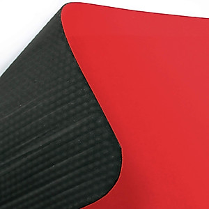 Ultralux Anti-Fatigue Standing Comfort Mat, Thick Non-Slip Cushioned Kitchen Floor Mat 3/4” Thick 16” x 24” Premium Durable Ergonomic Multi-Use Standing Support Pad, Home, Office, Kitchen Rug, Red