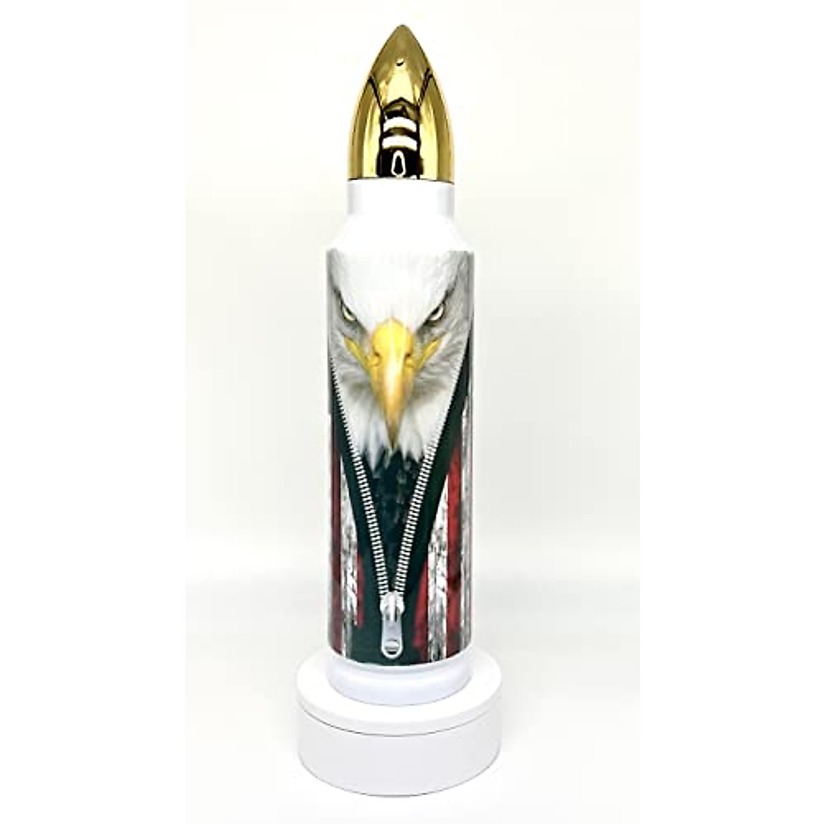 Bald Eagle Bullet Tumbler Thermos