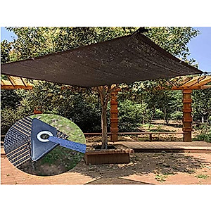 HomeABC Dog Kennel Shade Cover 90% Sunblock Shade Tarp Panel with Grommets 6ft x 10ft