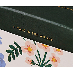 RIFLE PAPER CO. Candle | Festive Occasions and Gatherings with Decorative Box and Festive Labels On Soy Candle Base and 40+ Hour Burn Time, High Peaks of The Adirondack Forest