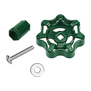 VIDABTE Outdoor Faucet Water Spigot Handle, Hose Bibb Round Wheel Handle Replacement Compatible with Danco 10006, 10006 Hose Bibb Handle (0.26'' Square Stem)