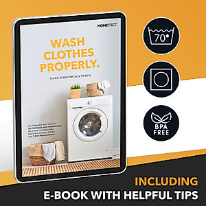 New: Homeffect Sock Clips for Laundry - The Amazing Sock Clip for Washing Socks - Laundry Sock Holder for Washing Machine and Dryer - Sock Hanger - Keep Socks Together with The Sock Laundry Organizer