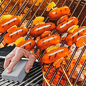 8 Pack Grill Griddle Cleaning Brick Block Pumice Stones for Removing BBQ Grills, Racks, Flat Top Cookers, Pool