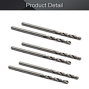Utoolmart High Speed Steel Straight Shank Twist Drill Bits Set Power Tools Grinding Process 2.2mm Drill Diameter 10pcs