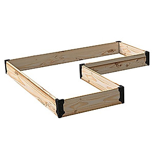 Panacea 89584 Raised Garden Bed Corner Brackets Plant-Container-Accessories, Black