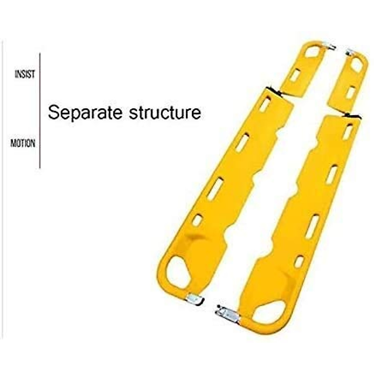 Youyaa Portable Travel Size Patient Transport Adjustable Light Weight Immobilization Board Folding Scoop Stretcher, EMS Medical Folding Emergency for Hospital Clinic Home Sports