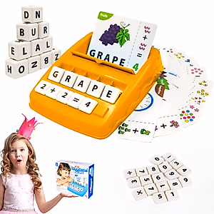 Toddler Toys for Boys Age 3-4, 2 in 1 Educational Toys Alphabet Spelling & Reading, Flash Cards Learning Toys Gifts for Preschool Kindergarten Boys Girls Ages 3 4 5 6 7 8
