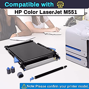 CF081-67904 RM2-7448 Transfer Belt Kit for hp Color Laserjet M551 Includes RM1-8177 ITB, CF081-67907 Transfer Roller and CF081-67903 Roller Kit