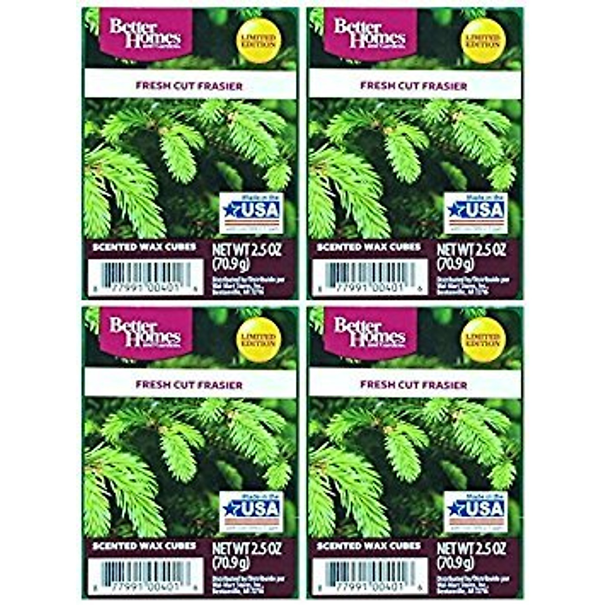Better Homes and Gardens Fresh Cut Frasier Wax Cubes - 4-Pack
