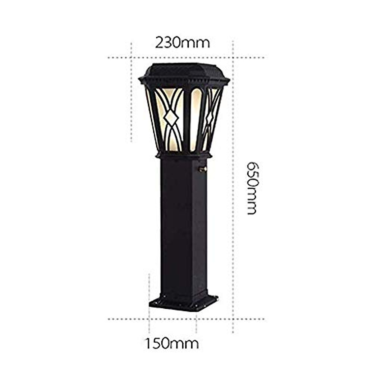 NA XMMDD Outdoor Waterproof Column Headlights, Home Villa Garden Lawn Lights Outdoor Courtyard Landscape Lights