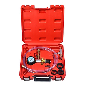 Prokomon Automotive Vacuum Cooling System Auto Car Radiator Coolant Refill & Purging Tool Gauge Kit