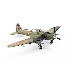 1/72 Scale Military Fighter Airplane ，IL-2M3 Attacker Aircraft WW2 Model Plane USSR Military Models #24 Trumpeter 36412 for Commemorate Collection