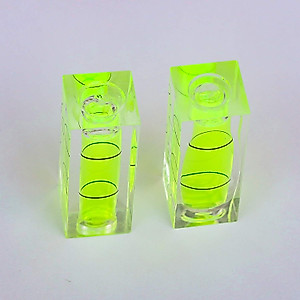 5PCS Mini Level-Mini Bubble Spirit Level Small Square Quality Measuring Instruments Small Levels Layout Tools for Picture Hanging(15×15×40MM)