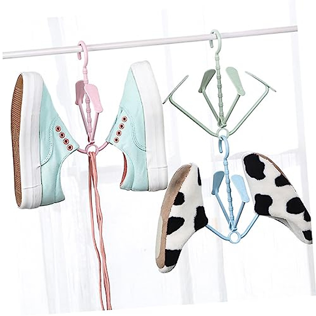 Alipis Hanging Clothes Drying Rack Shoes Rack Shoes Dry Rack Shoes Dryer Rack Dryer Rack for Shoes Shoe Rack Combo Plate superimposed