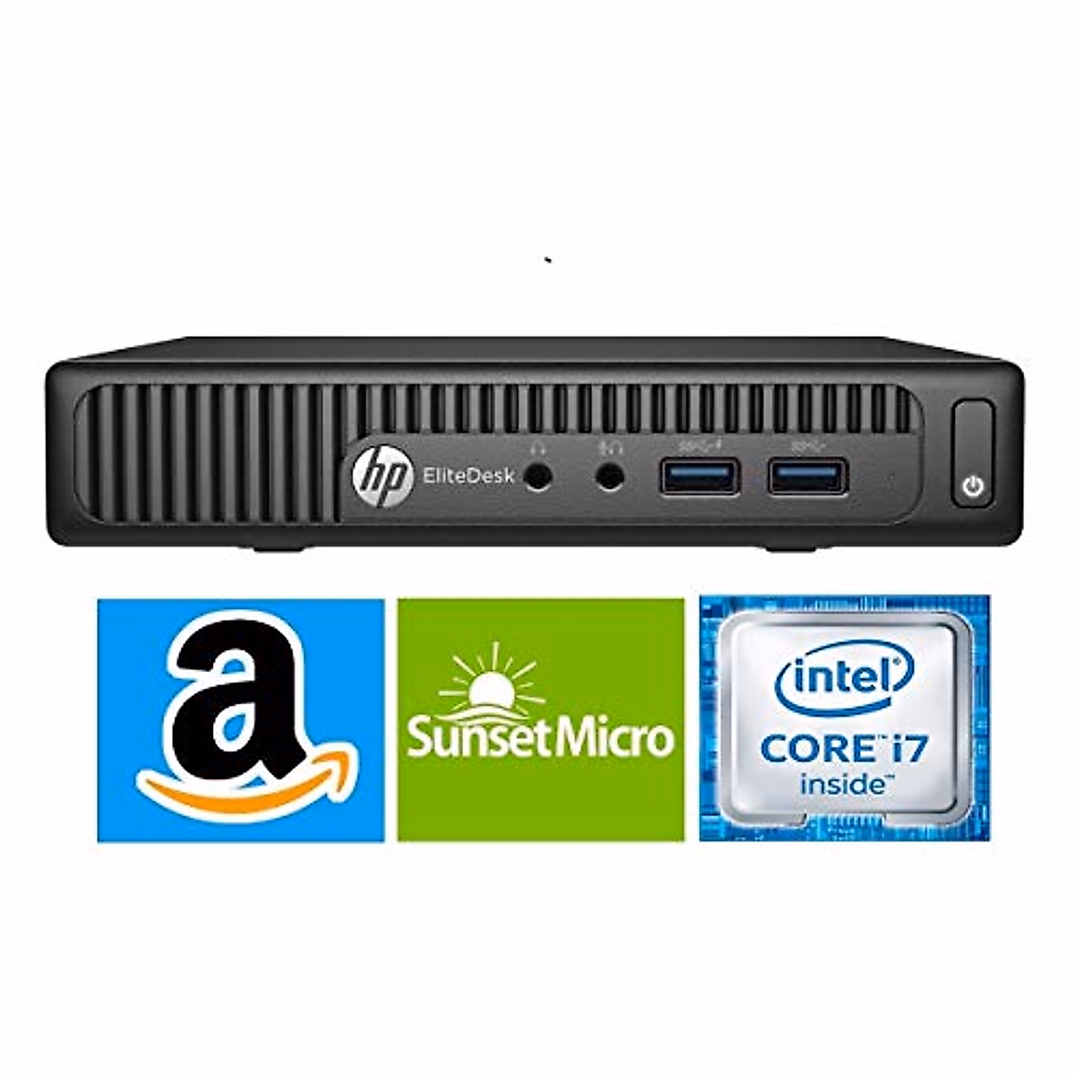 HP ProDesk 600 G1 Mini Desktop, Intel Core i7 4790T 2.70GHz, 8GB DDR3, 256GB Solid State Drive, Win10Pro (Renewed)