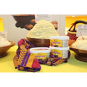 3CayG Raw Organic Ivory Shea Butter 5LB Pail Clean Ready to Use Bulk Shea Butter Raw African Shea Butter Great for Body Butters Soap Making Haircare Skincare DIY Beauty Products (5LB)