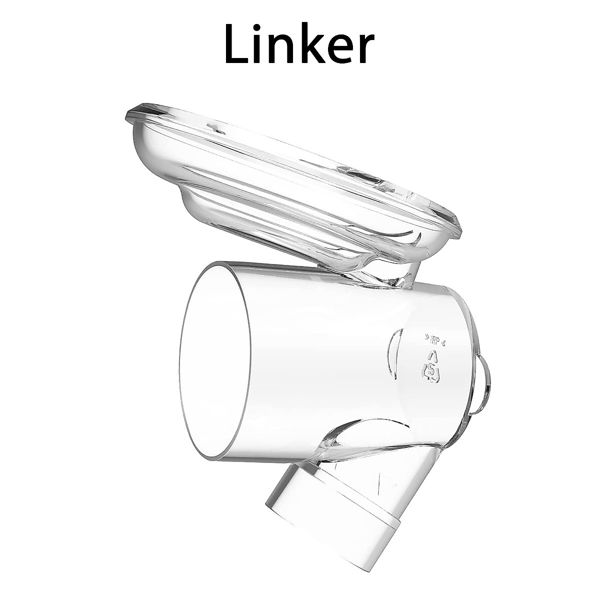 Mompmuir Linker Compatible with Momcozy/TSRETE/HAUTURE/PADRAM/LoveOfLive/OMFMF, Use with Wearable S9 Pro/S10/S12 Parts Replace, Wearable Breast Pump Accessories Connector - 1 Pack