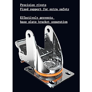 Caster Wheels, 1 Inch Casters, Wheels for Furniture Casters Set of 4 Directional Casters & Swivel Casters & Brake Casters, Industrial Wheels for Cart Rubber Silent Casters(2fixed + 2brakes)