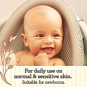 Aveeno Baby Daily Moisture Moisturizing Lotion for Delicate Skin with Natural Colloidal Oatmeal & Dimethicone, Hypoallergenic, Fragrance-, Phthalate- & Paraben-Free, 18 fl. oz (Package may vary)