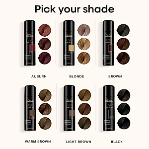 L'Oreal Professionnel Hair Root Touch Up | Root Concealer Spray | Blends and Covers Grey Hair | Temporary Hair Color for Brown Hair | 2 Oz.