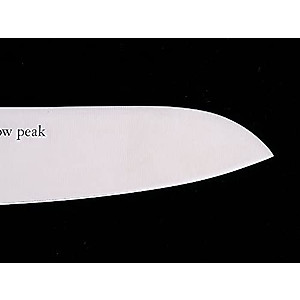 Snow Peak Field Kitchen Santoku Knife - Durable & Light Kitchen Utensil - Steel & Rubber - 9.3 oz