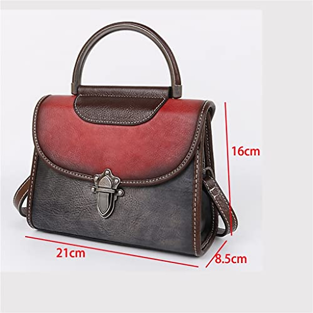 TFIIEXFL Ladies Handbag Crossbody Handbag Women Retro Messenger Shoulder Tote Bag (Color : E, Size : 21 cm (L)*8.5 cm(D)*16 cm (T))