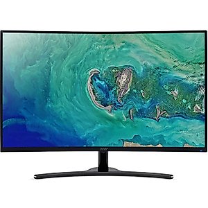 Acer ED322QR Pbmiipx UM.JE2AA.P01 32" (Actual Size 31.5") Full HD 1920 x 1080 4ms (GTG) 144 Hz HDMI, DisplayPort Built-in Speakers Curved Gaming Monitor Model UM.JE2AA.P01