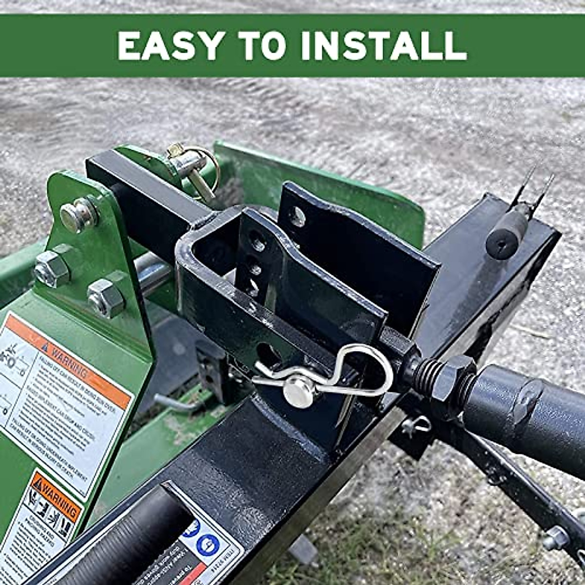 EBESTTECH 1PC Quick Hitch Adapter Bracket fit for Category 1 Quick Hitch Used to Adjust Top Link Bracket Movements Adjustable Top Bracket Hitch Adapter