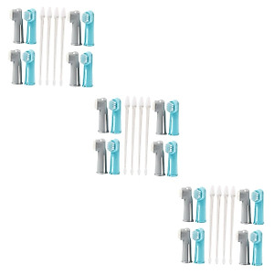 Housoutil 12 Sets Cat Finger Brush Toothbrushes Puppy Finger Brush Pet Tartar Vampire Cape for Cat Tootbrush Toothbrush for Pet Dog Brush Toothbrush for Dog Toothpaste Clean
