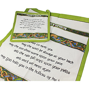 Irish Weave T-Towel and Pot Holder