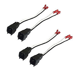 DKMUS 2 X Pairs Wire Cable Wiring Harness for Ford Lincoln Mercury Mazda Speakers Adapter Connector Adaptor Plug