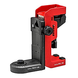 Leica Geosystems 866131 LINO UAL130 Line Laser Adjustable Wall Bracket with Quick Clamp