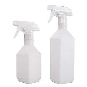 Leadigol 2 PCS Spray Bottle, 300ml/500ml Watering Can Liquid Sprayer Gardening Watering Spray Bottles Refillable Empty Spray Bottle for Cleaning Hair Plants