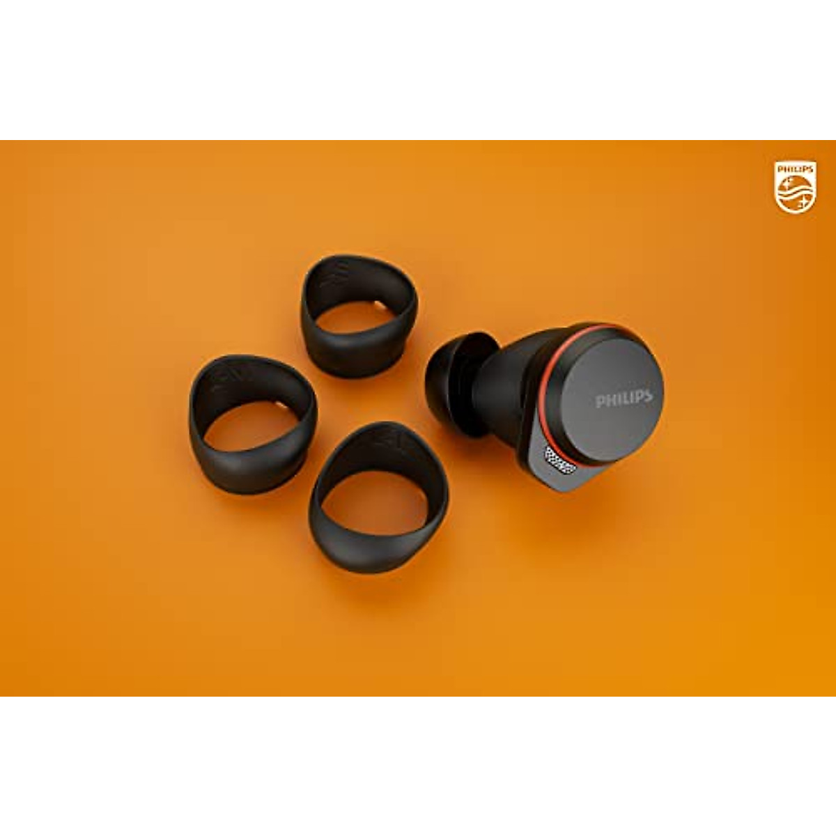 Philips GO A7507 Wireless Sports Headphones with Noise Canceling Pro (ANC), Bluetooth Multipoint and Bone Conduction Microphones for Crystal-Clear Calls, Black