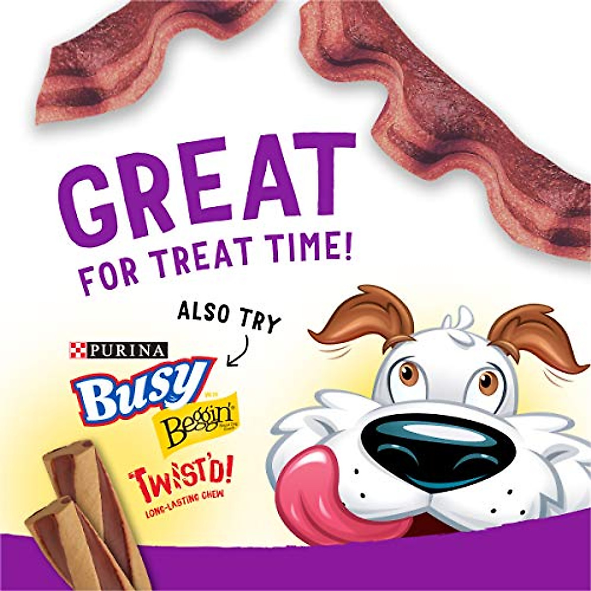 Purina Beggin' Strips With Real Meat Dog Treats With Bacon And Beef Flavors - (2) 26 OZ. Pouches